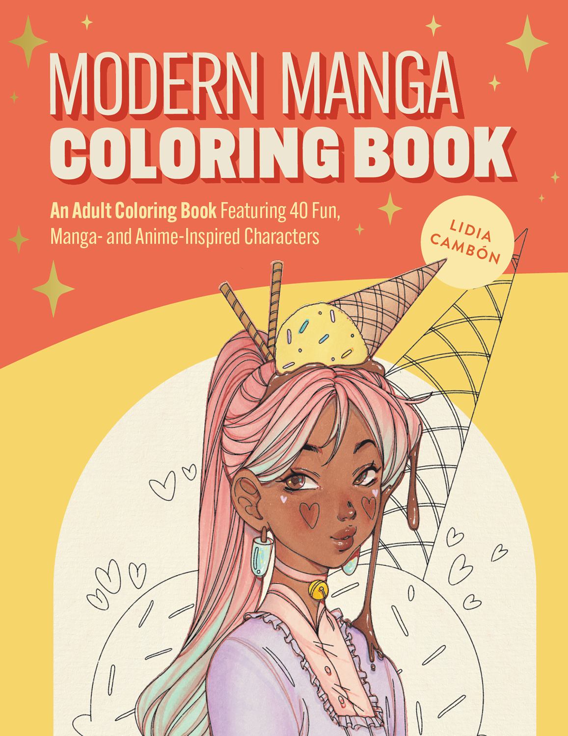 Lidia Camb√≥n, Coloring Book, Modern Manga 80 pages, Anime-Inspired ...