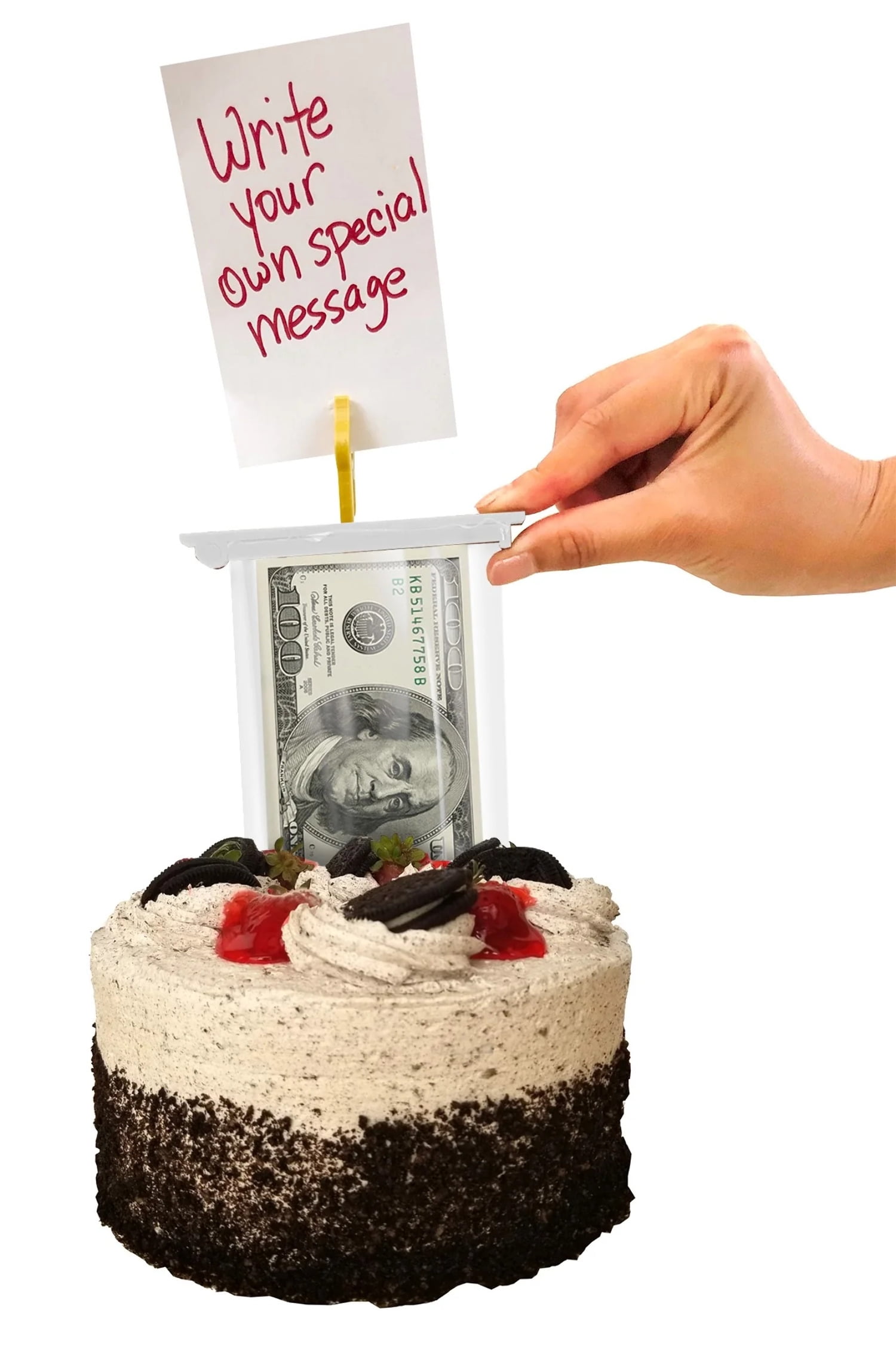 The Money Cake - Birthday Surprise Cash Dispenser Kit including Special ...