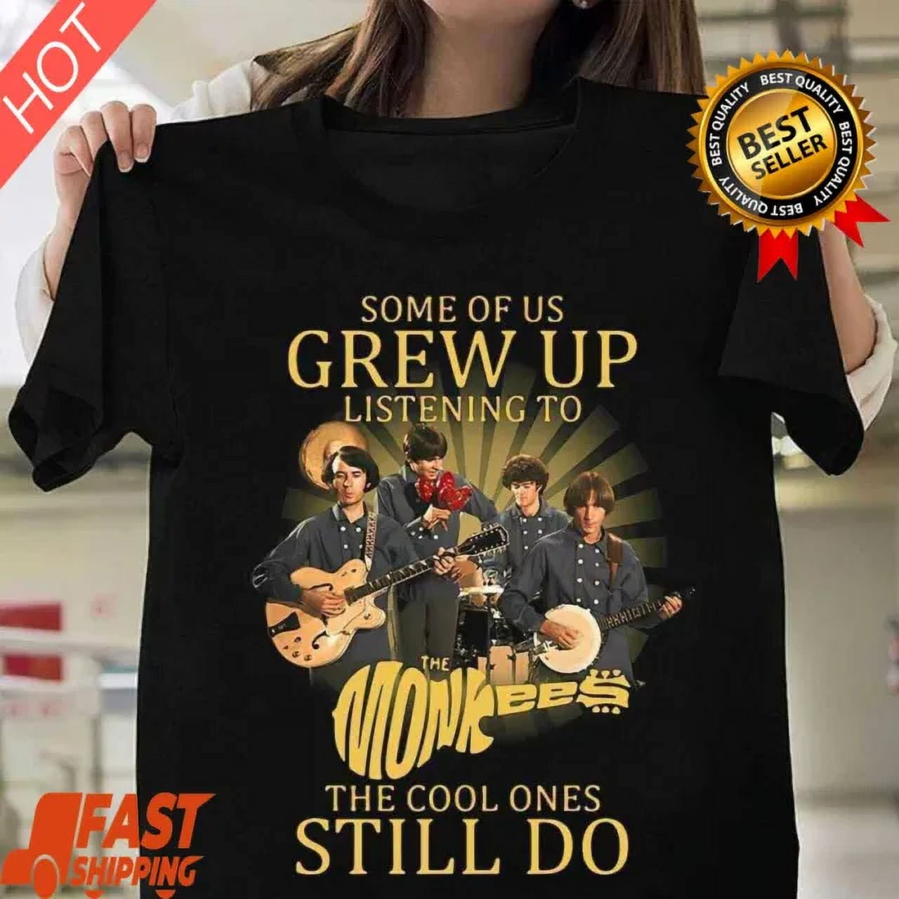 The Monkees Band Member T-Shirt Gift For Fan S-5XL - Walmart.com