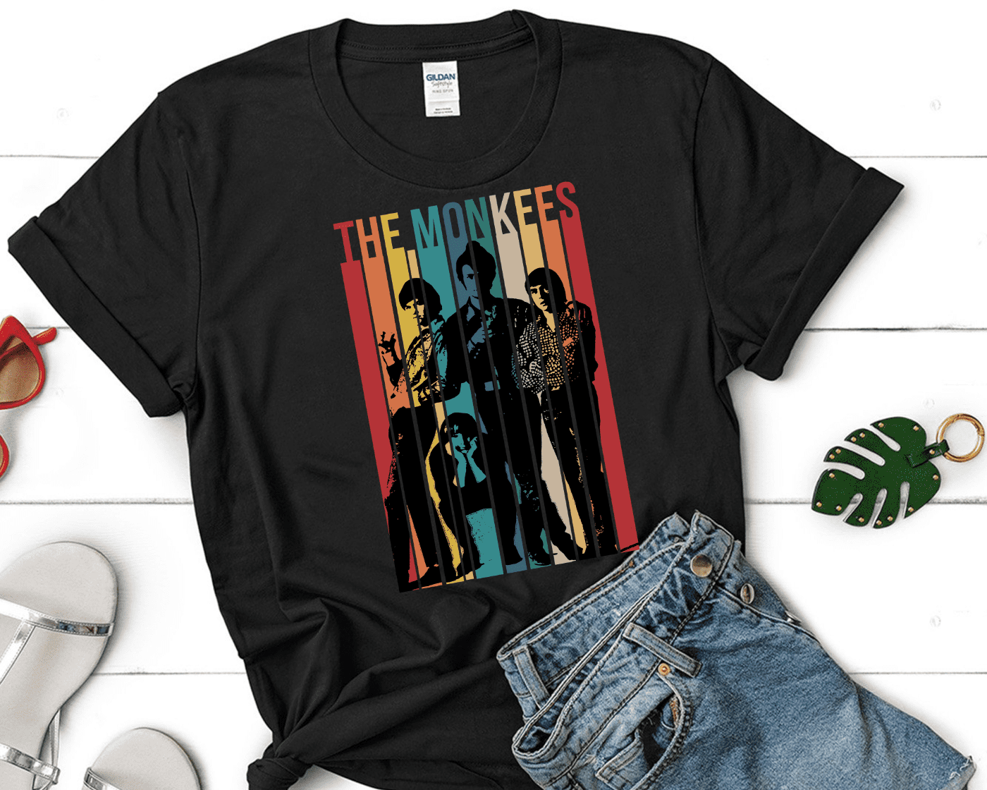 The Monkees Retro Vintage T-Shirt, The Monkees Band Shirt, Music Shirt ...