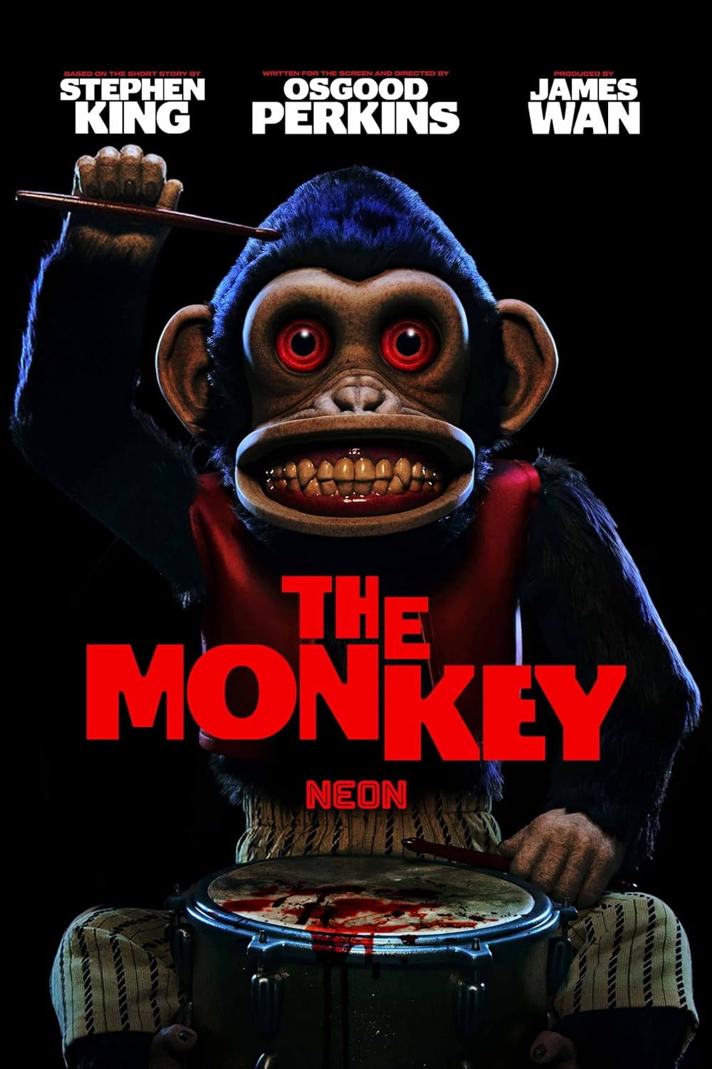 Free Shipping! Anderson The Monkey 4K Ultra HD Blu-ray Horror Dark Comedy with Decal-Neon ...