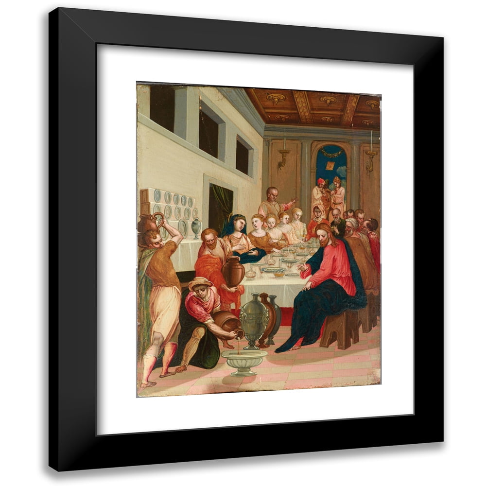 The Monogrammist δ.ϑ (D. Th) 12x14 Black Modern Framed Museum Art Print ...