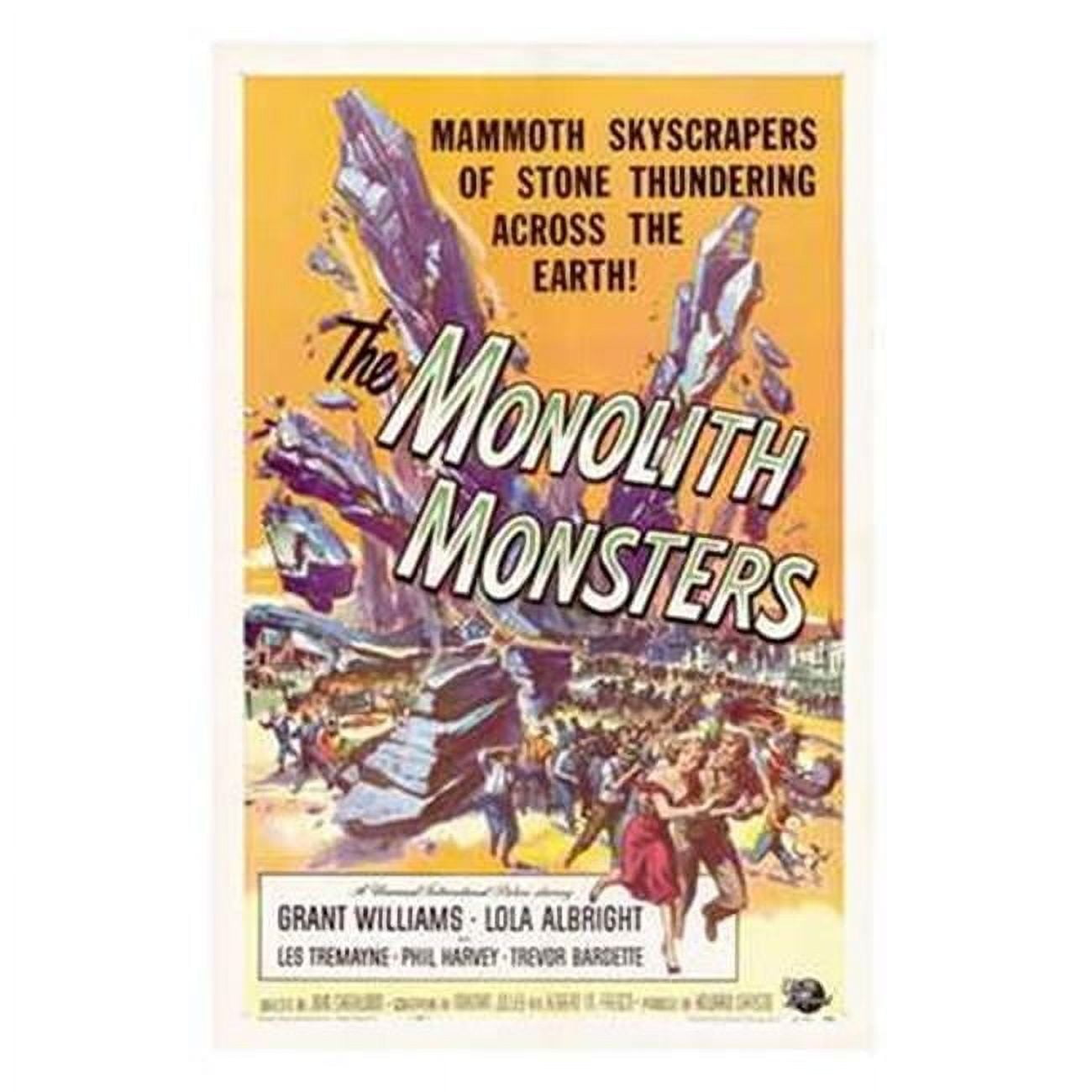 The Monolith Monsters Movie Poster - 11 x 17 in. - Walmart.com