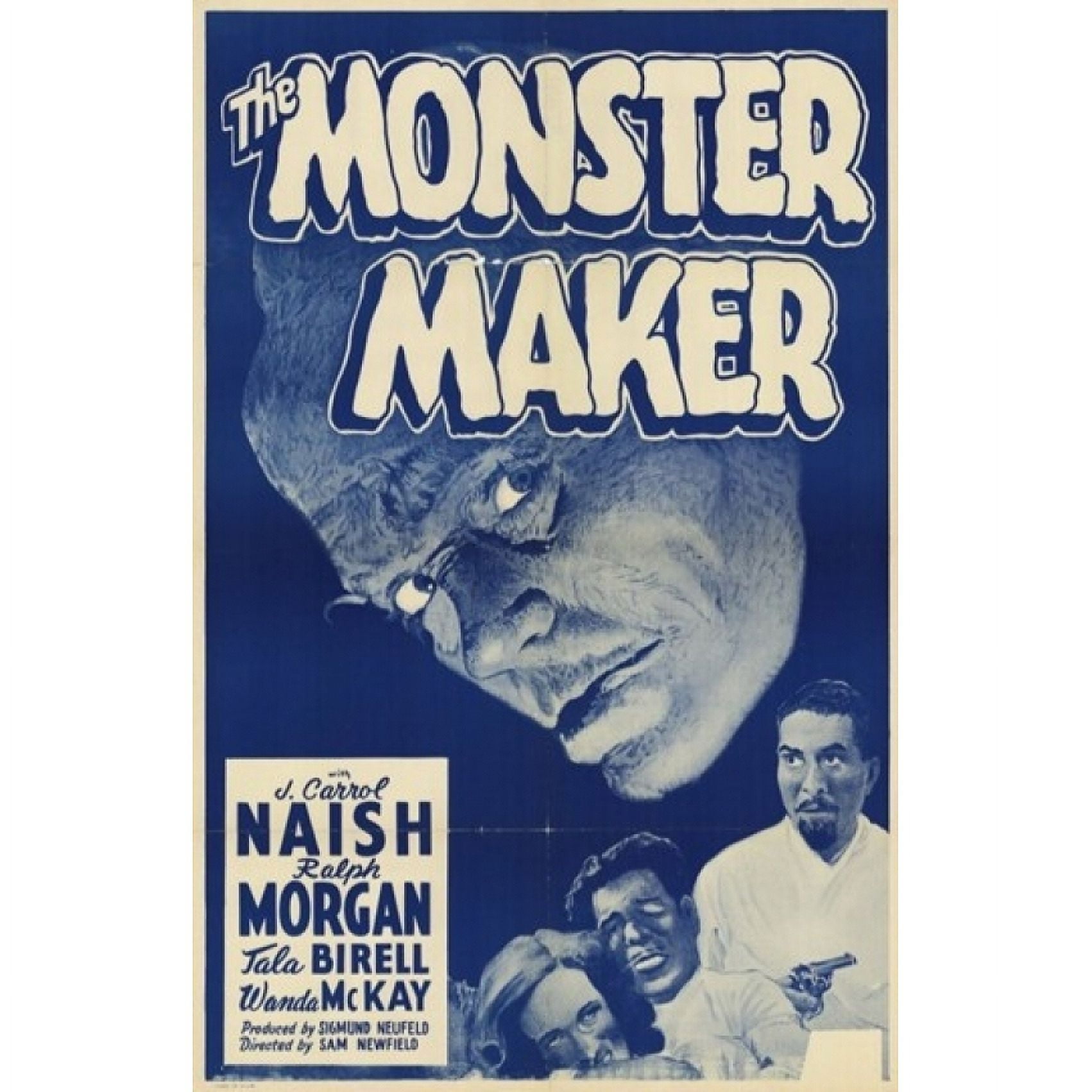The Monster Maker Movie Poster (11 x 17) - Walmart.com