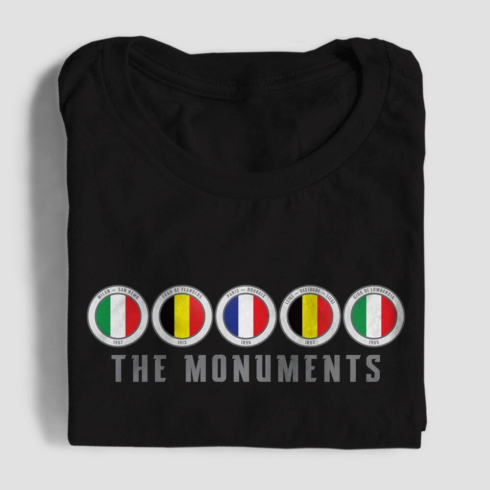The Monuments -Cycling T-Shirt- Flanders-Paris Roubaix - Cycling Road ...