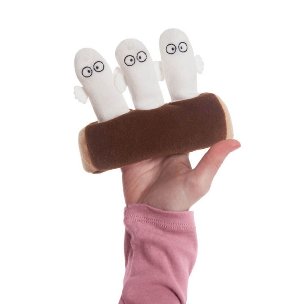 The Moomins Hattifatteners on A Log Finger Puppets - Walmart.com
