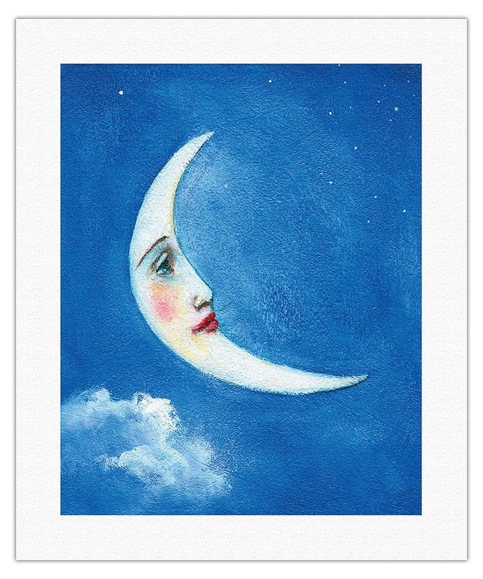 The Moon (Mahina) Hawai’i - From an Original Color Painting by Nikki ...
