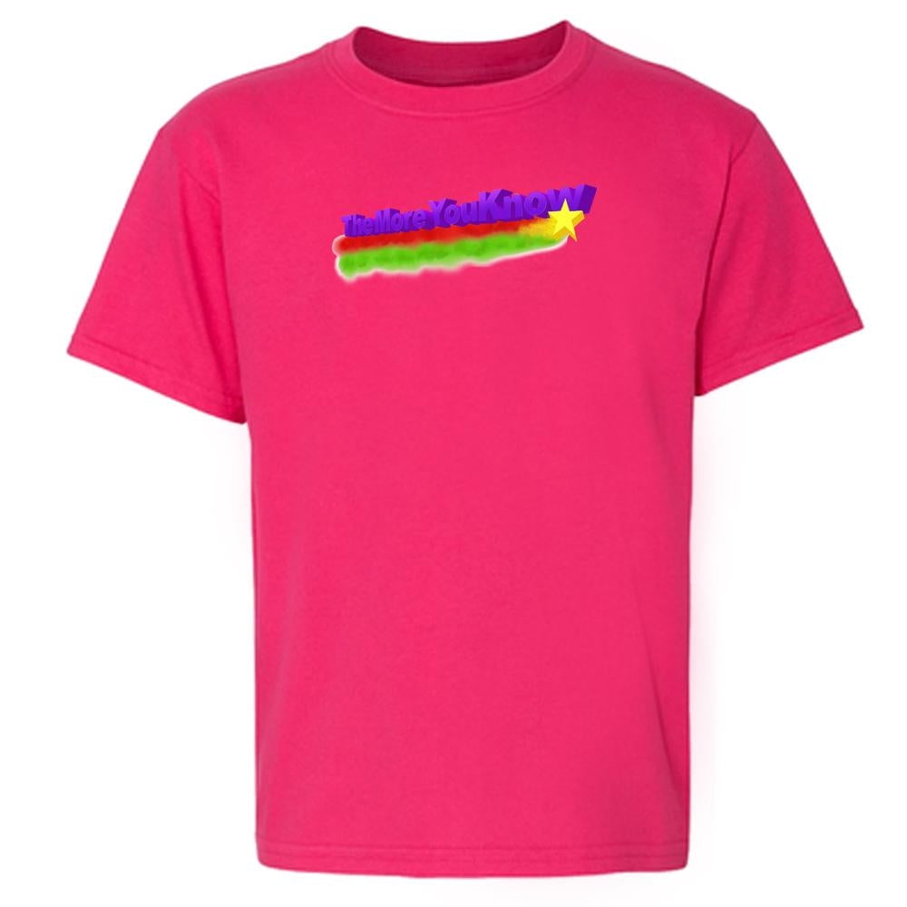 The More You Know Retro 80s 80s Kids & Youth Tee - Walmart.com