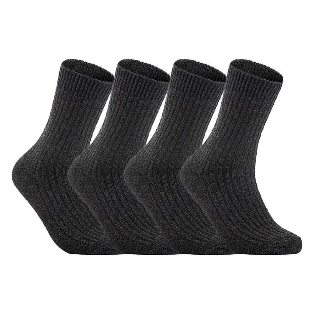The Most Gorgeous 4 Pairs Women's Wool Crew Socks Soft, Strong, Super ...