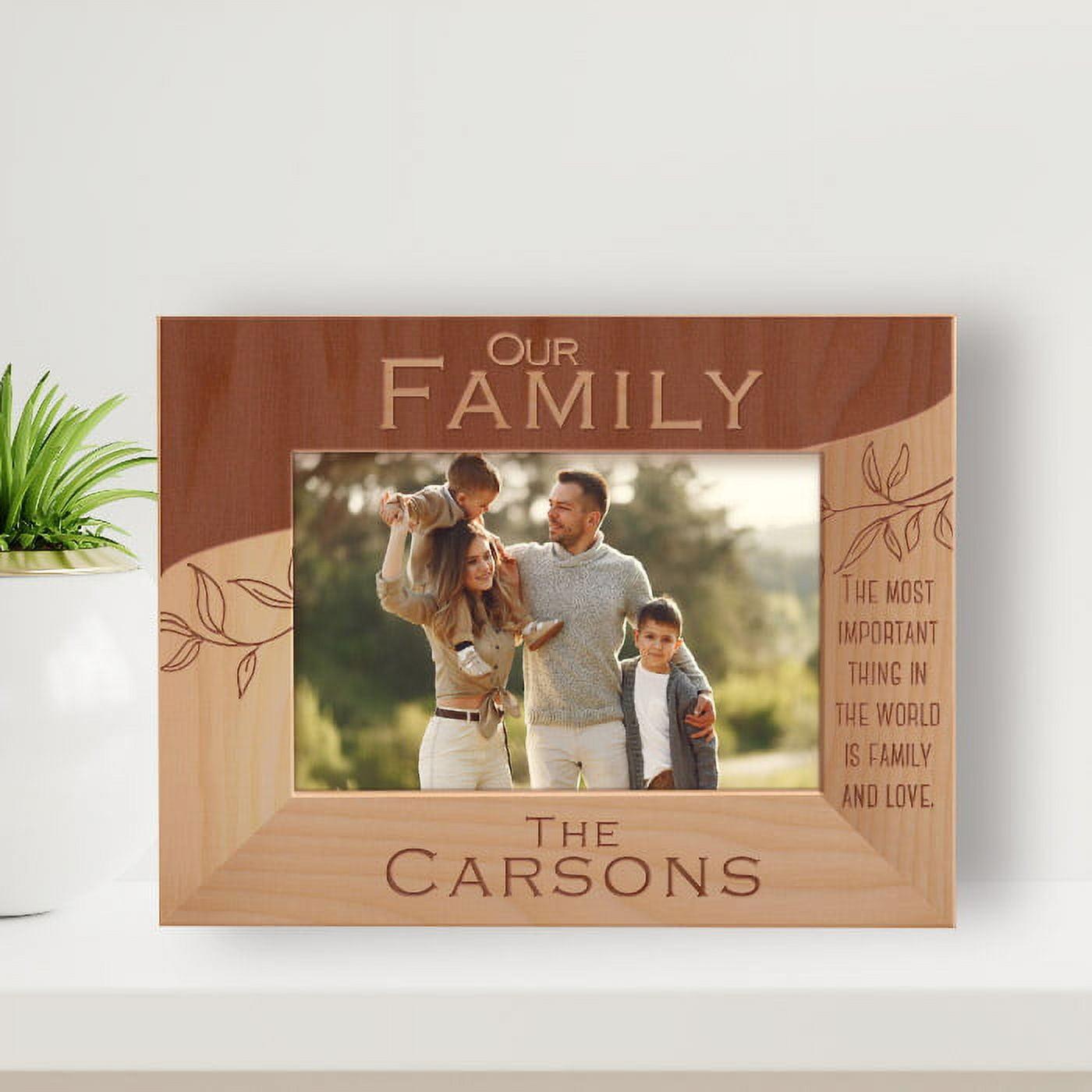 The Most Important Thing In The World Is Family And Love Personalized ...