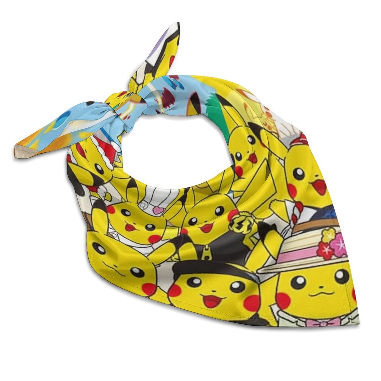 The Most Unique Versions of Pikachu Square Satin Head Scarf Hair ...