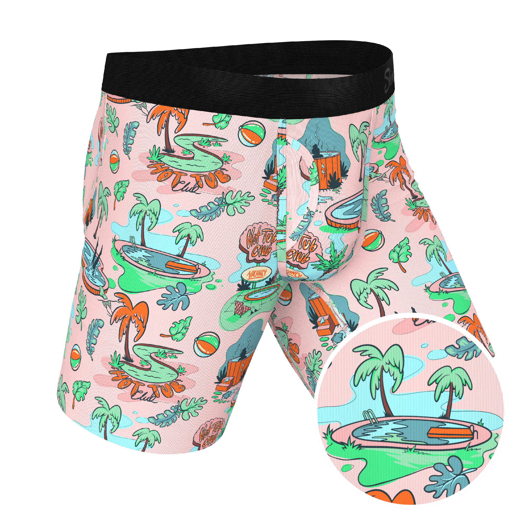 The Motel Hotel - Shinesty Palm Springs Tropical Long Leg Ball Hammock ...