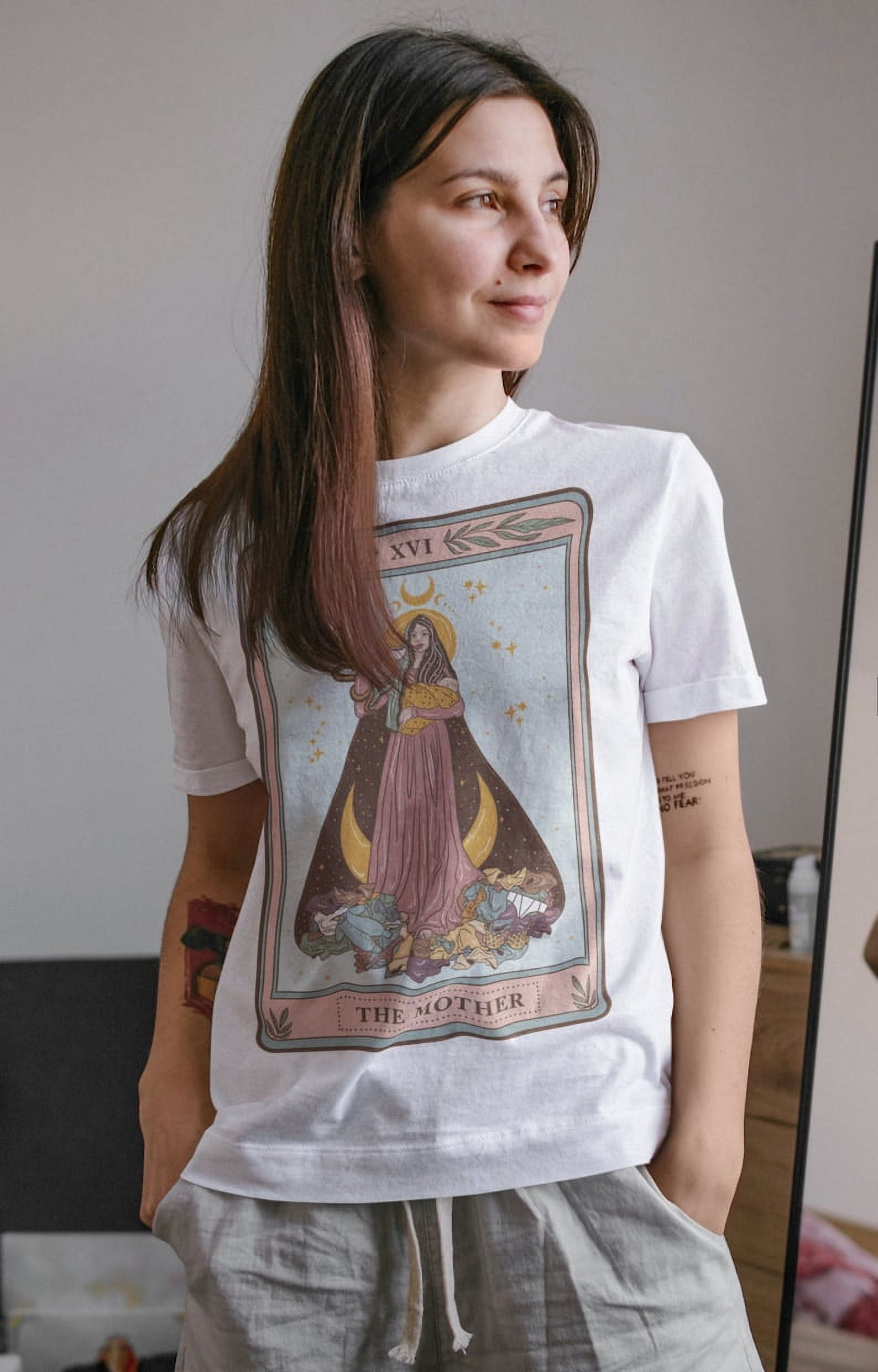 The Mother Tarot Card Shirt, Mother Tarot Card Tee - Walmart.com