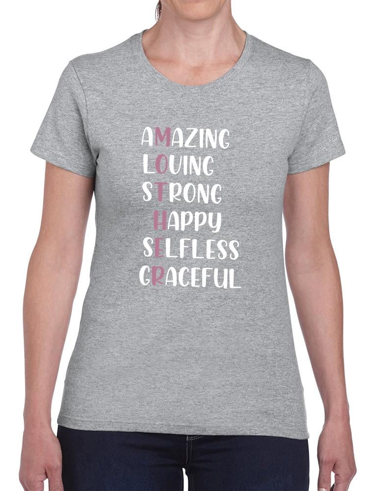 The Mother Traits Shaped T-Shirt Women -Smartprints Designs, Female ...