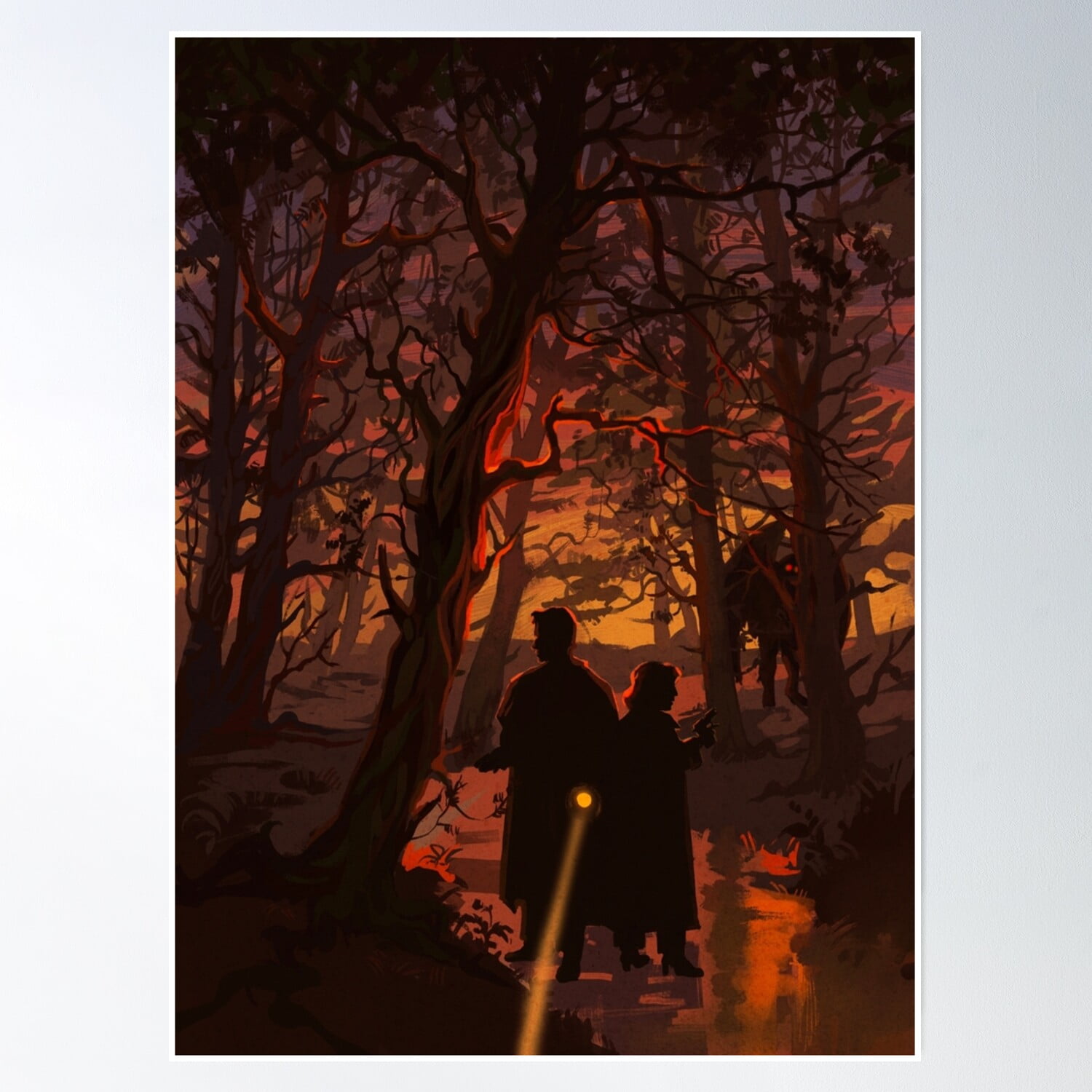 The Mothman Cometh Poster Wall Art, Modern Wall Decor, 24x36 UNFRAMED - Walmart.com