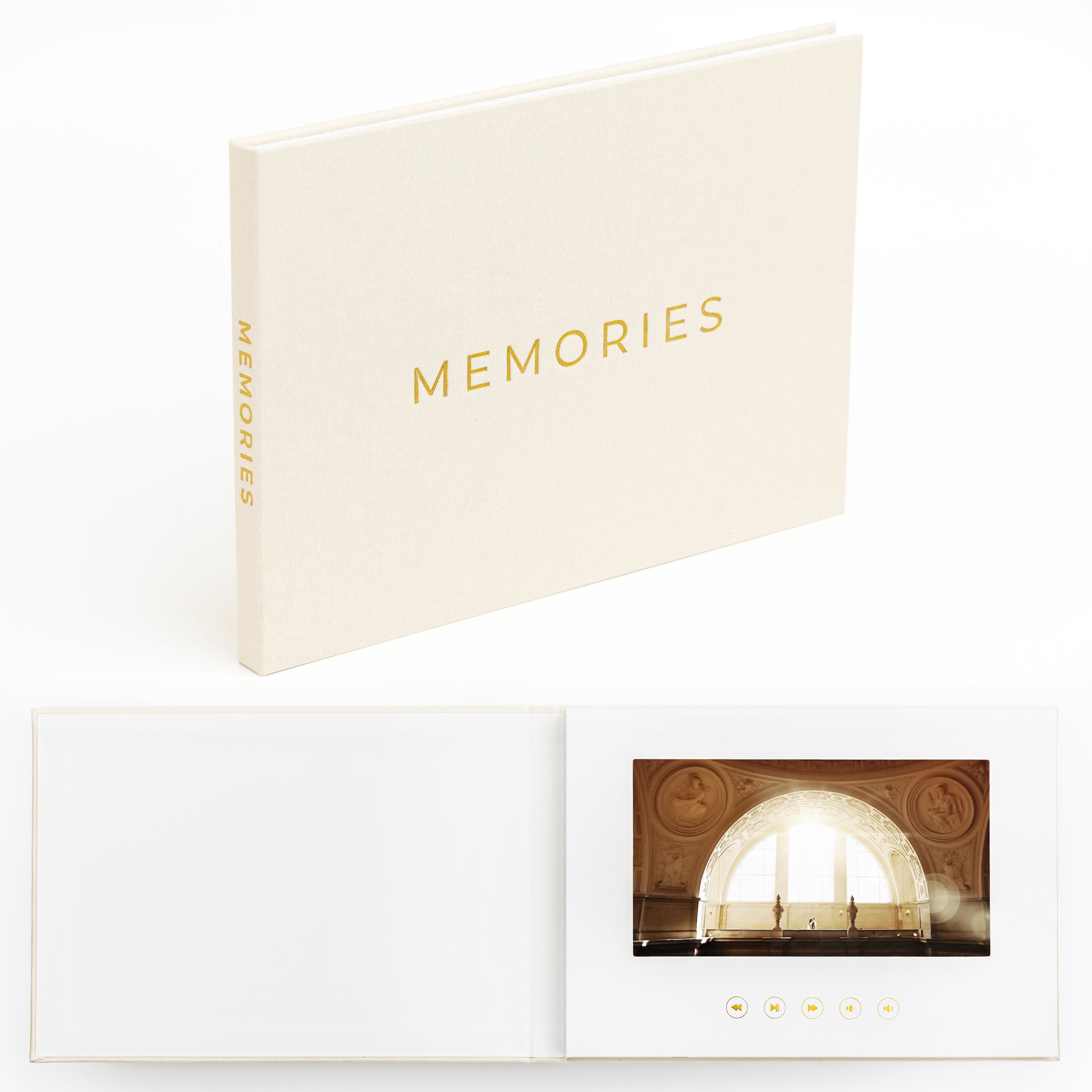 The Motion Books - MEMORIES - Gold Foil - Video Book - Walmart.com