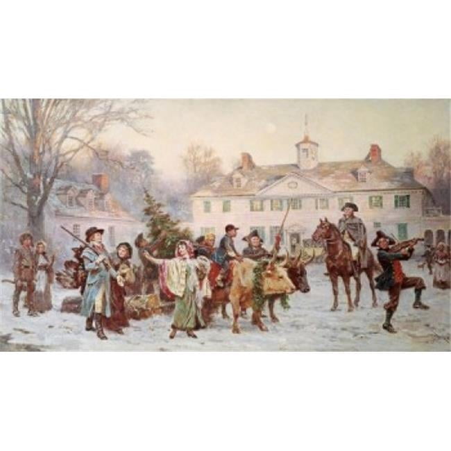 The Mount Vernon Yule Log Jean Leon Gerome Ferris 1863-1930 American ...