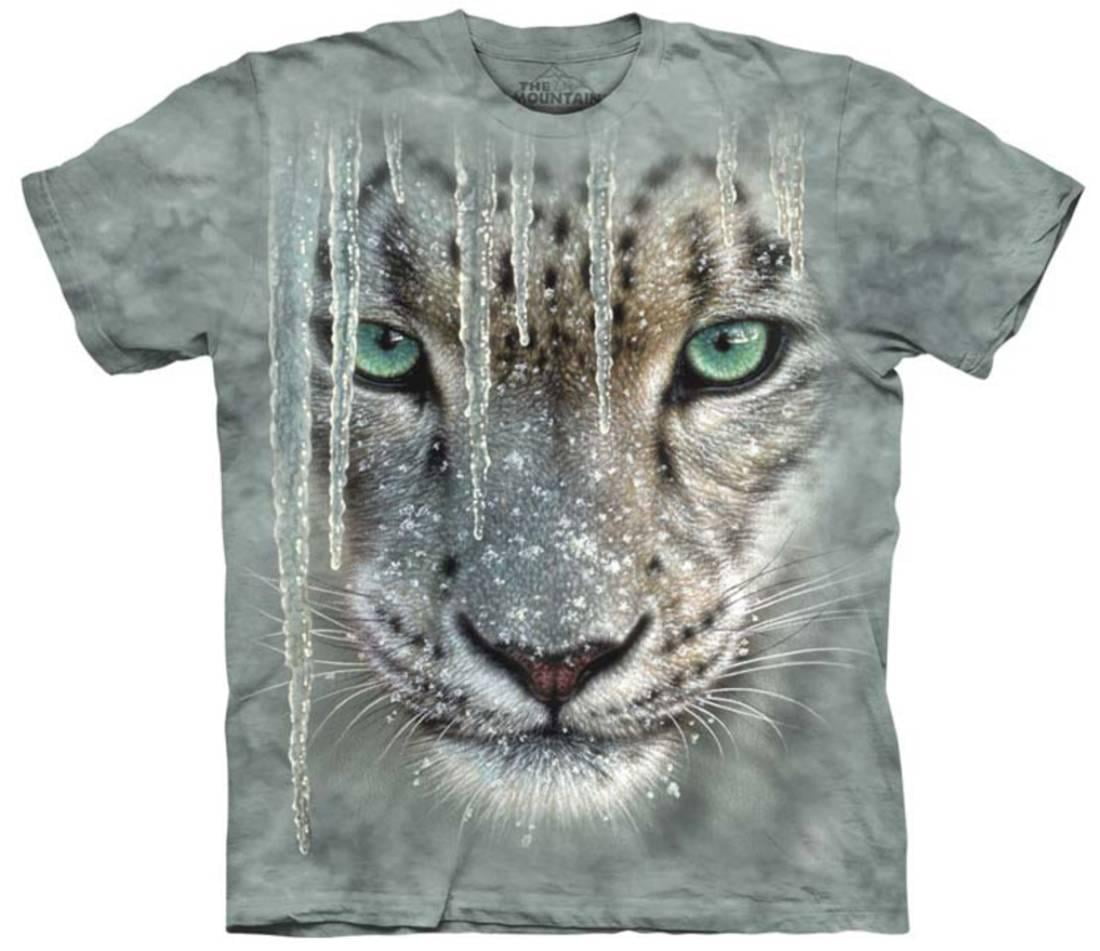 The Mountain Men's Icicle Snow Leopard T-shirt - Walmart.com