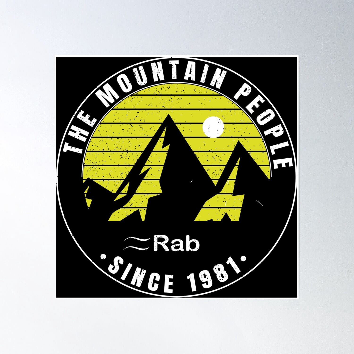 The Mountain People Since 1981 Sunset, Adventure Lover, Hiking Poster ...