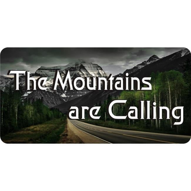 The Mountains Are Calling #2 Photo License Plate - Walmart.com