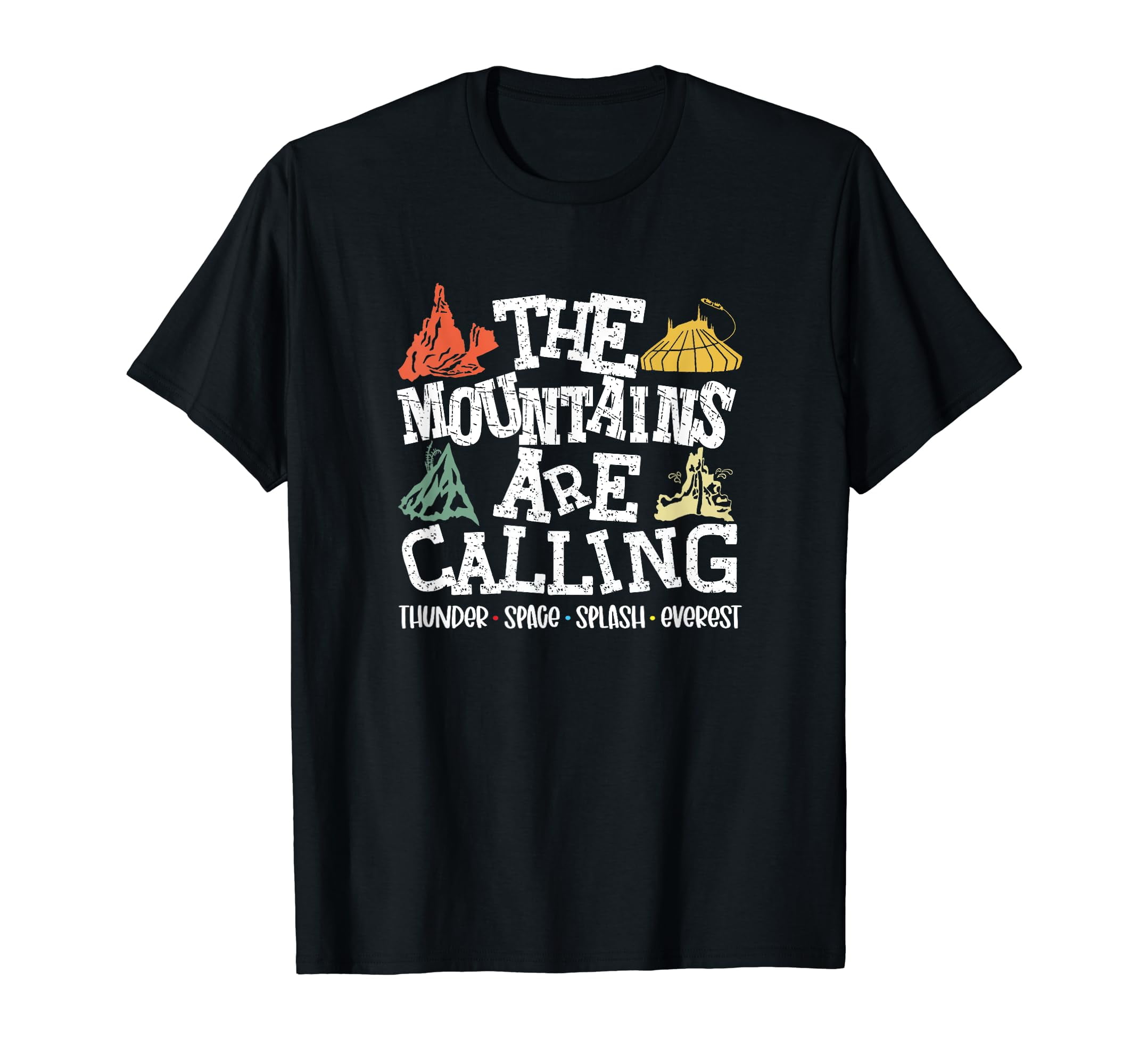 The Mountains Are Calling Space Splash Thunder Everest T-Shirt ...