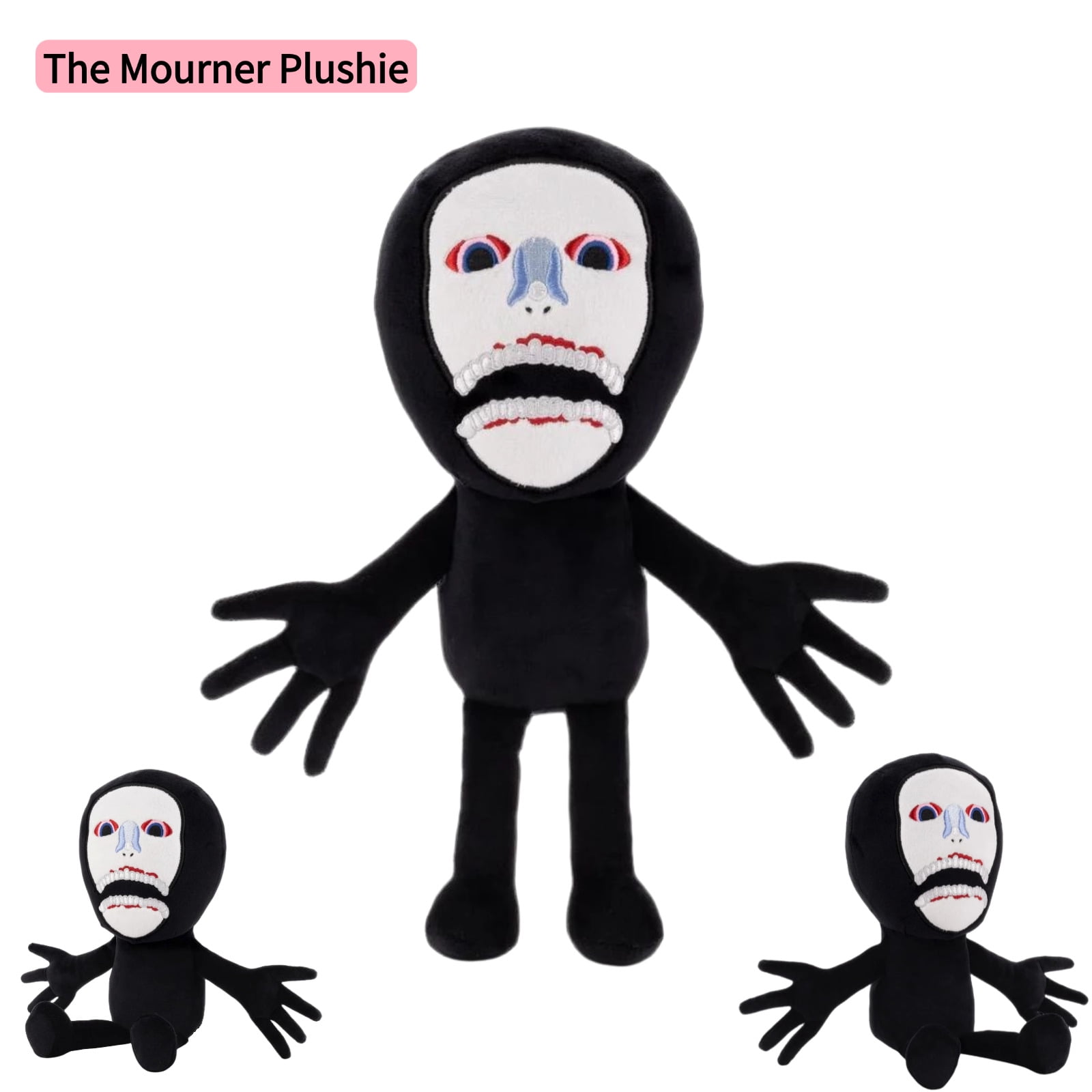 The Mourner Luminous Plush Doll - 7.2'' Glow at Night, Scary Teeth ...