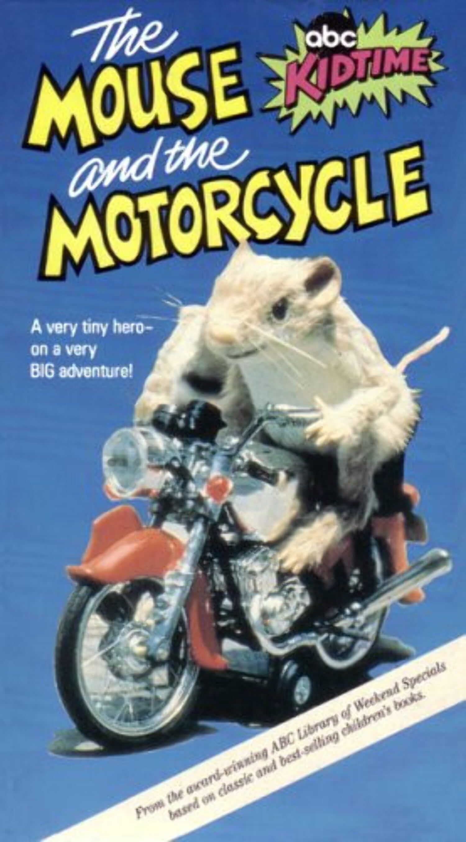 The Mouse and the Motorcycle VHS Tape ABC KIDTIME Ray Walston John ...