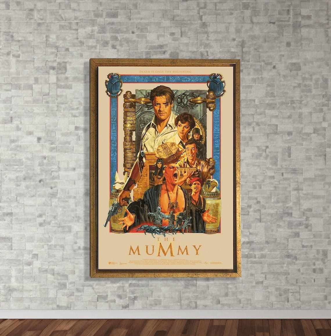 The Mummy Adventure Film Poster, Mummy Wall art, Mummy Movie, Living ...