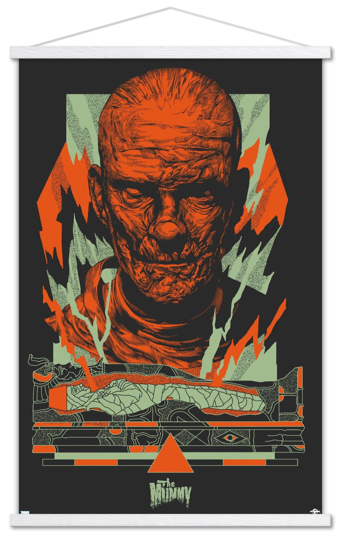 The Mummy - Illustration Wall Poster with Magnetic Frame, 22.375" x 34 ...
