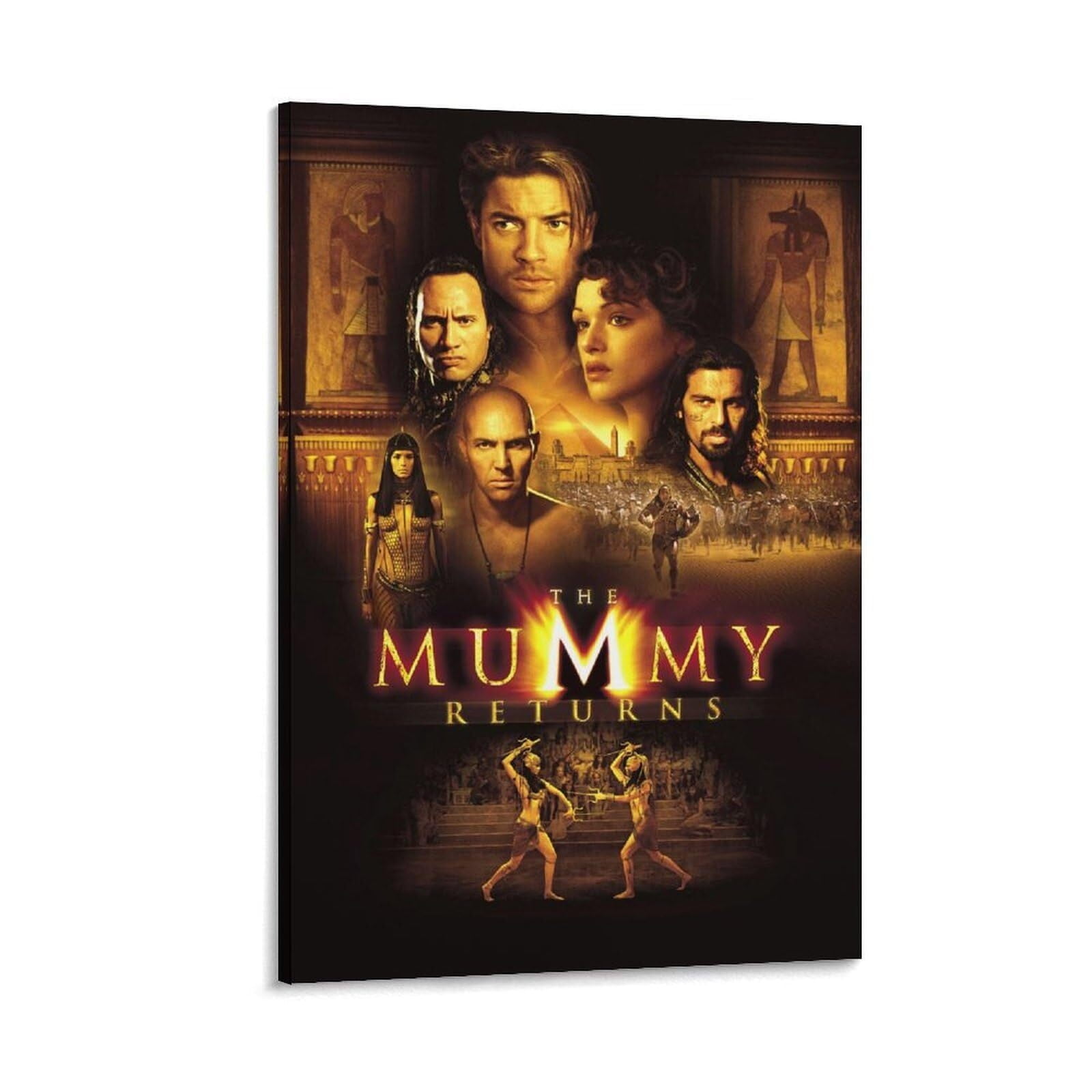 The Mummy Returns Horror Movie Poster (3) Canvas Poster Wall Art ...
