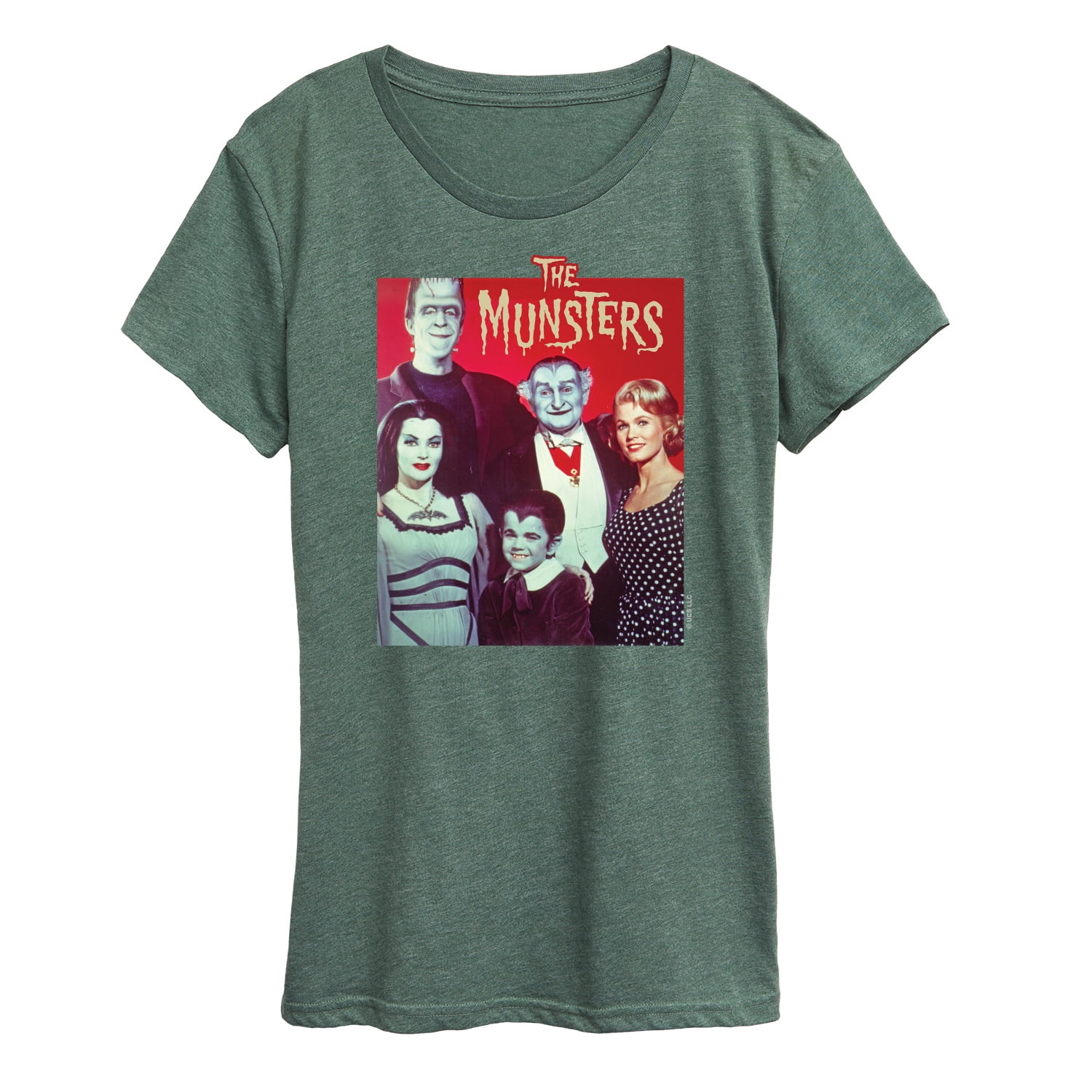 The Munsters - Family Portrait- Women's Short Sleeve Graphic Tee ...
