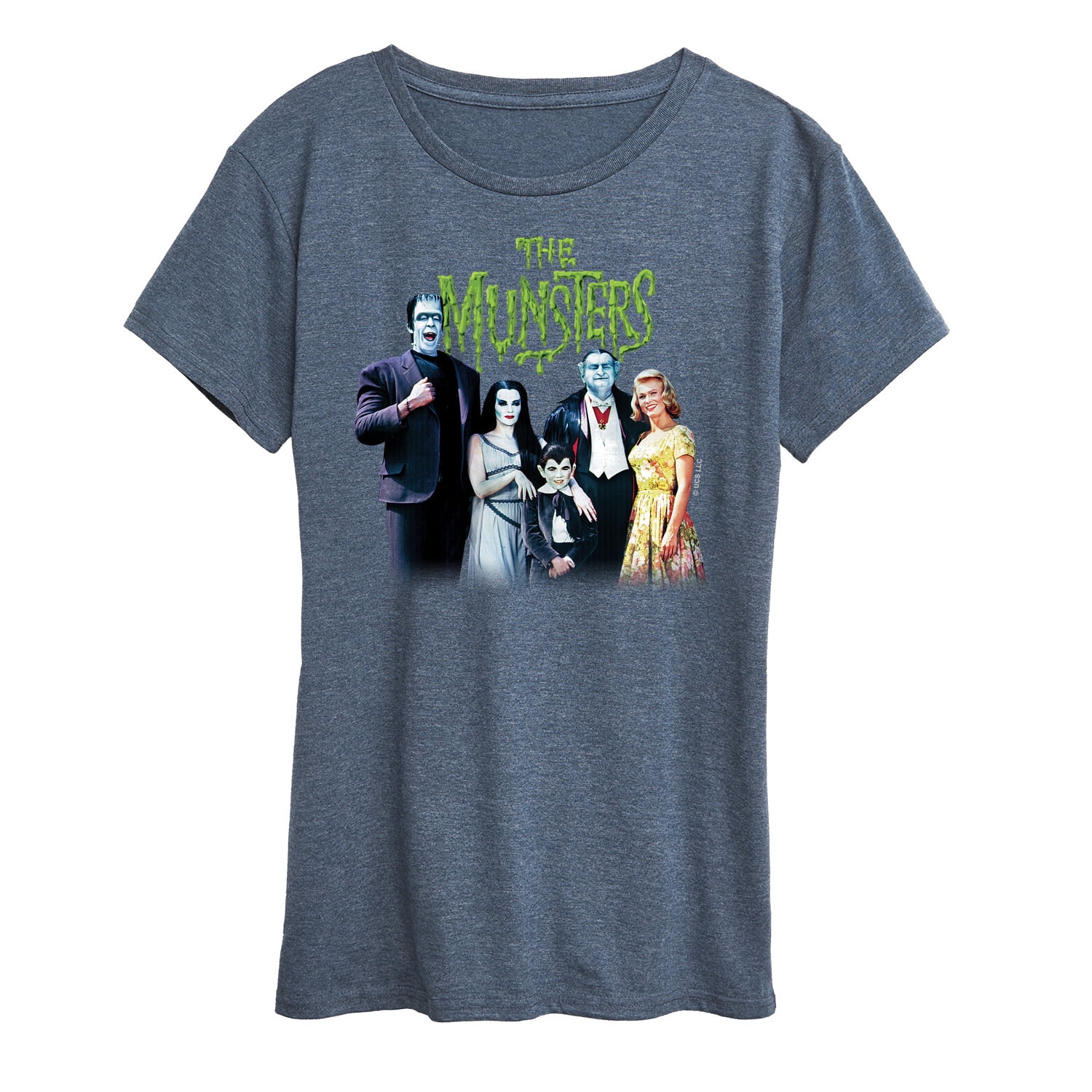 The Munsters - Family Poster- Women's Short Sleeve Graphic Tee ...