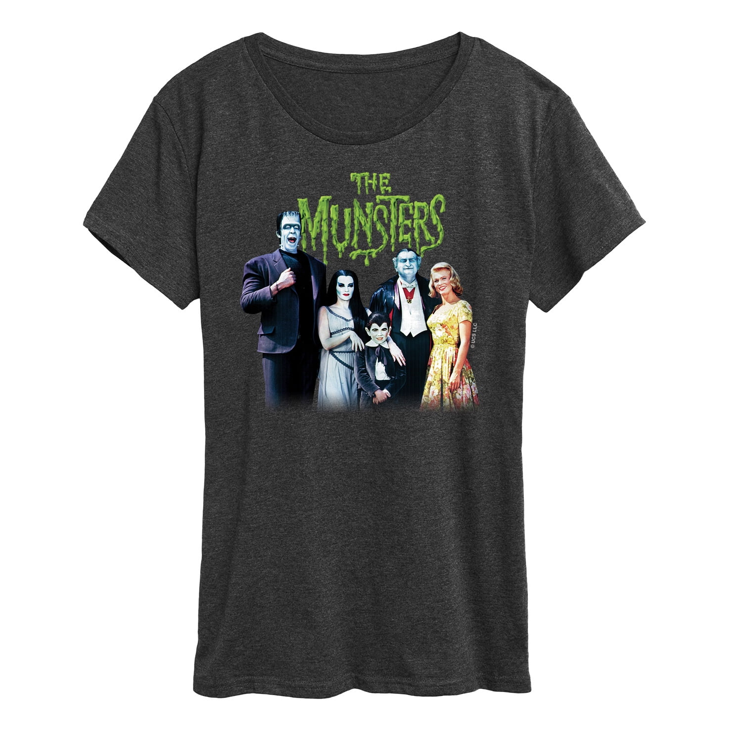 The Munsters - Family Poster- Women's Short Sleeve Graphic Tee ...
