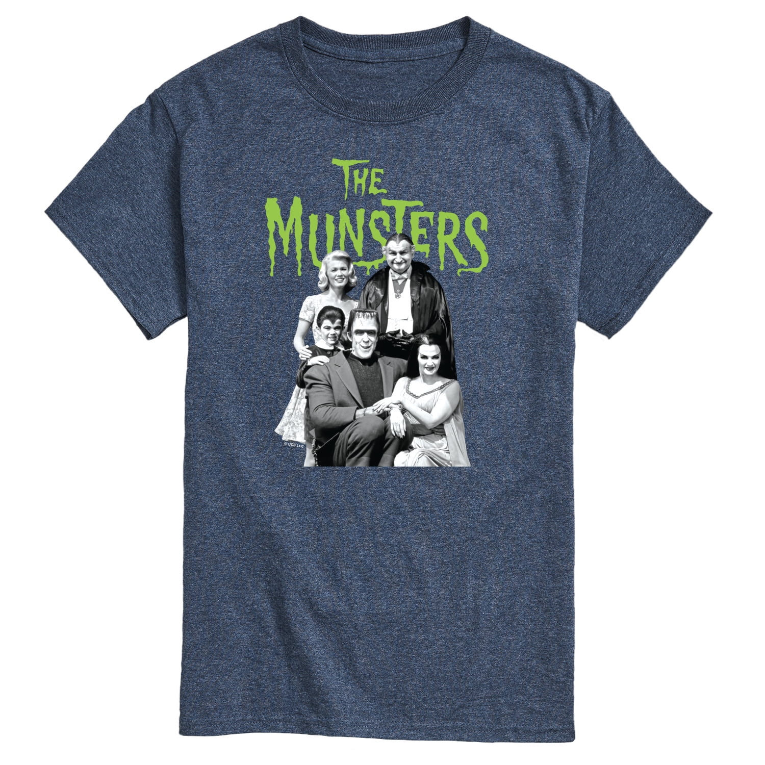 The Munsters - Munsters Bw Family Portrait- Men's Short Sleeve T-Shirt ...