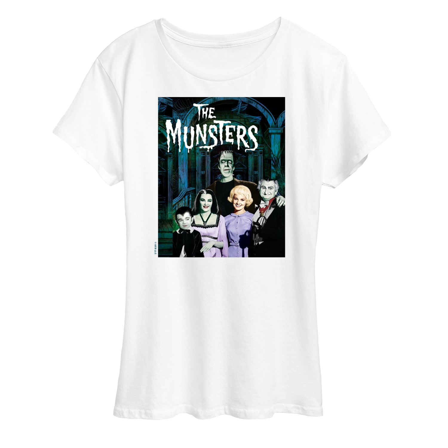 The Munsters - Munsters Family Group- Women's Short Sleeve Graphic Tee ...