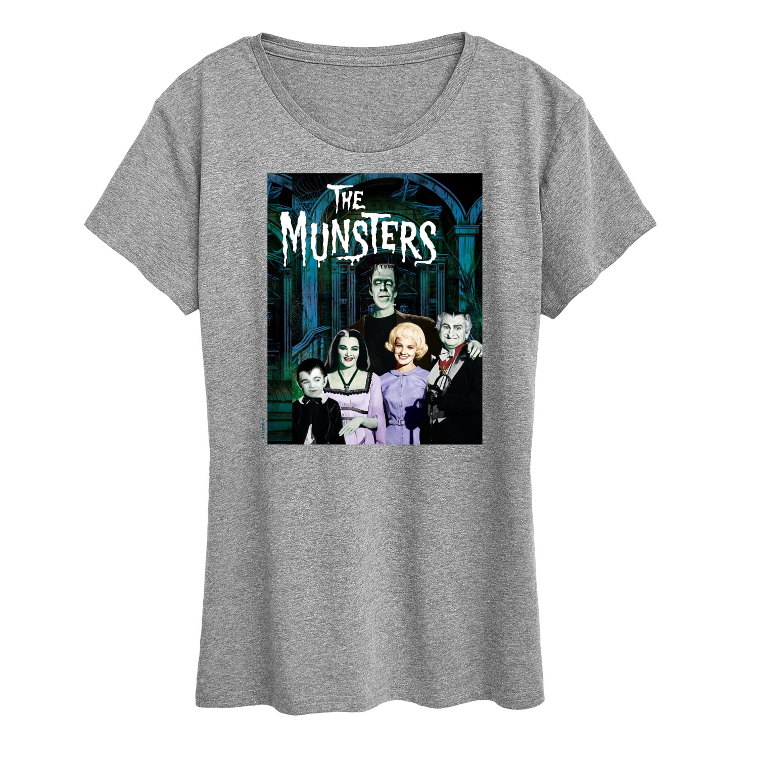 The Munsters - Munsters Family Group- Women's Short Sleeve Graphic Tee ...