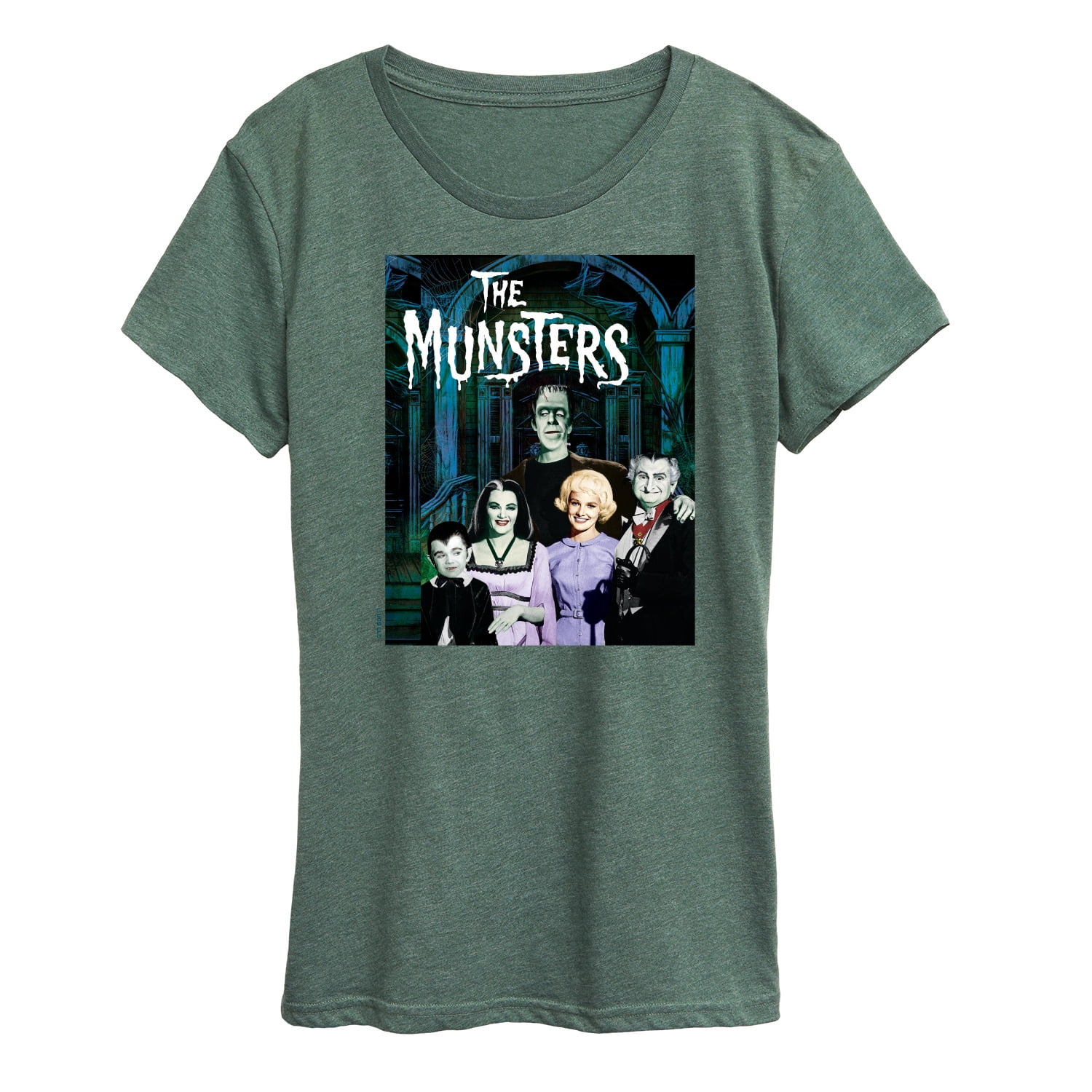 The Munsters - Munsters Family Group- Women's Short Sleeve Graphic Tee ...