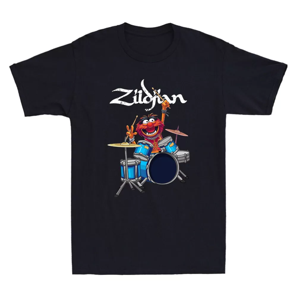 The Muppet Show Drums Drum Set Funny Muppet Cartoon Meme Vintage T ...