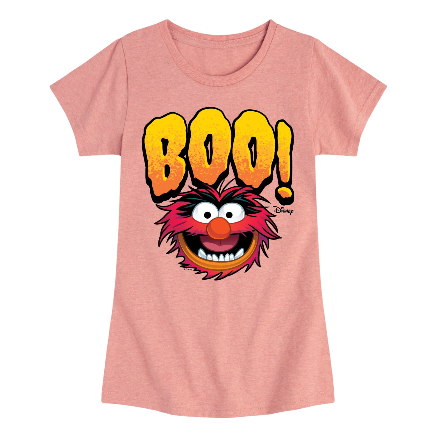 The Muppets - Animal Boo - Toddler & Youth Girls Short Sleeve Graphic T ...