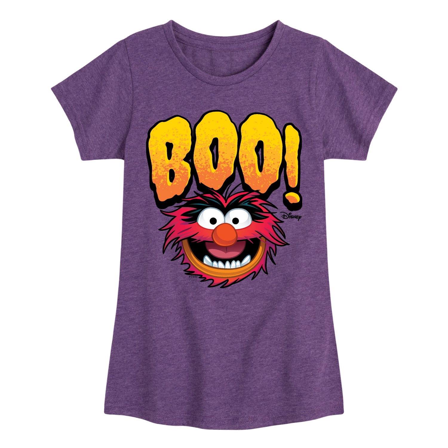 The Muppets - Animal Boo - Toddler & Youth Girls Short Sleeve Graphic T ...