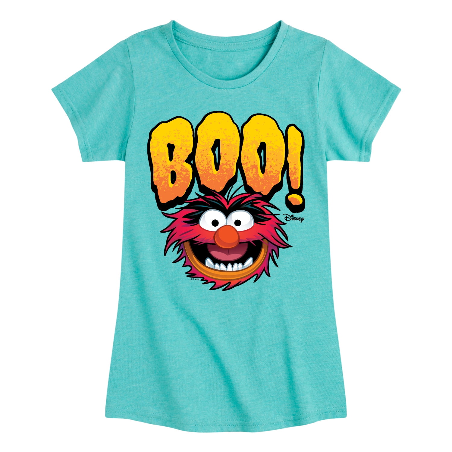 The Muppets - Animal Boo - Toddler & Youth Girls Short Sleeve Graphic T ...