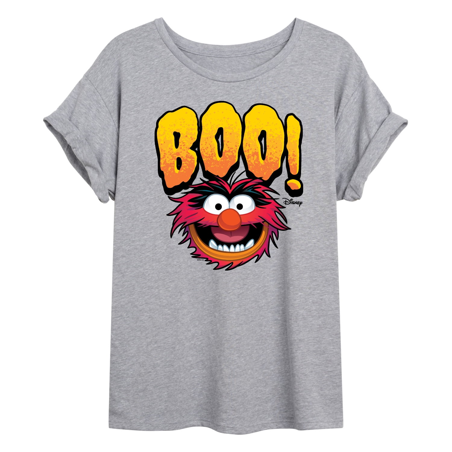 The Muppets - Animal Boo - Women's Oversized T-Shirt - Walmart.com