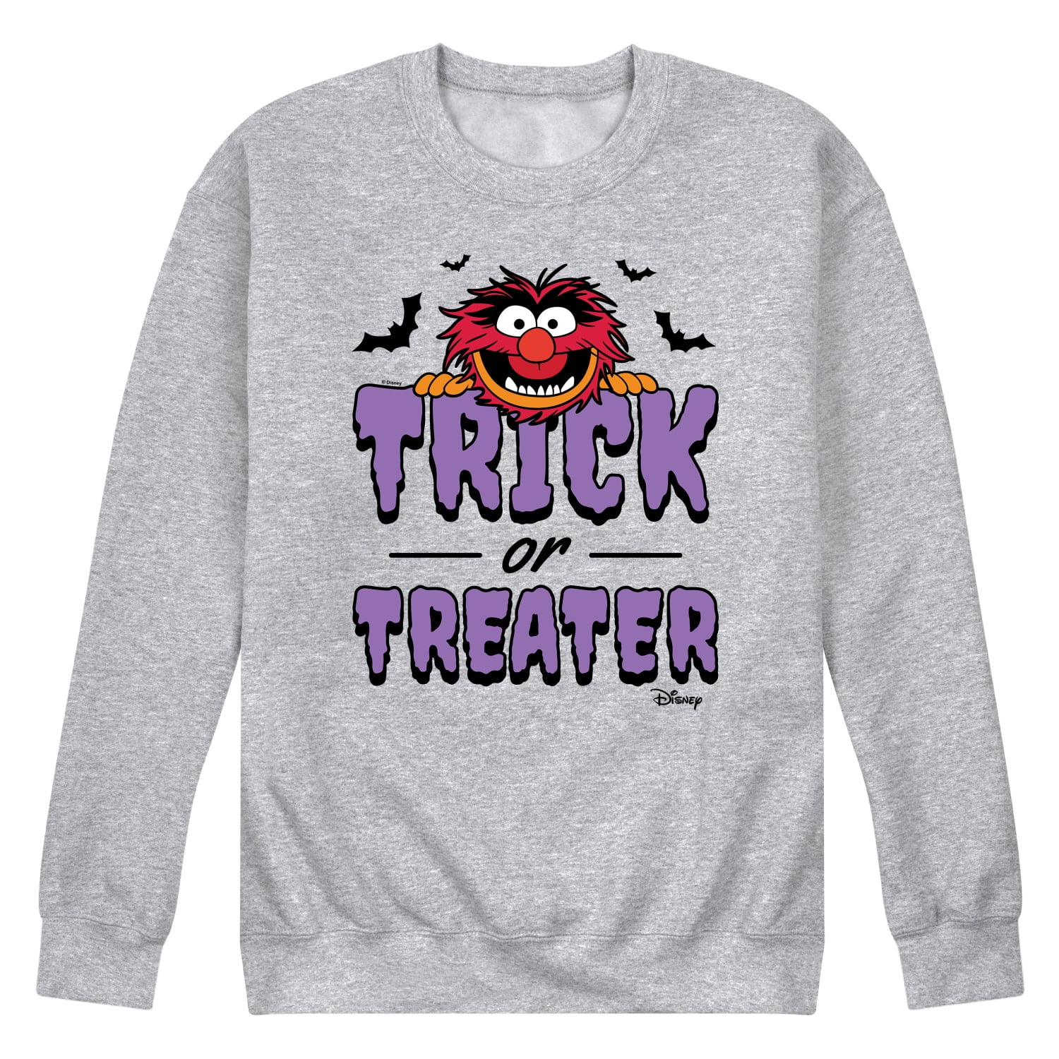 The Muppets - Animal Trick Or Treater - Adult Crew Fleece - Walmart.com