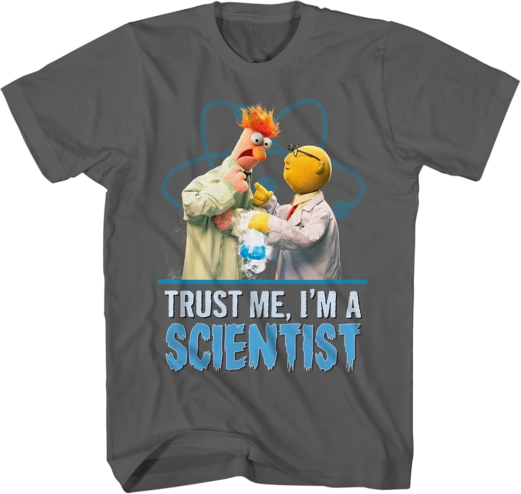 The Muppets Beaker Bunsen Trust Me Im A Scientist Shirt, Size L, Tee ...