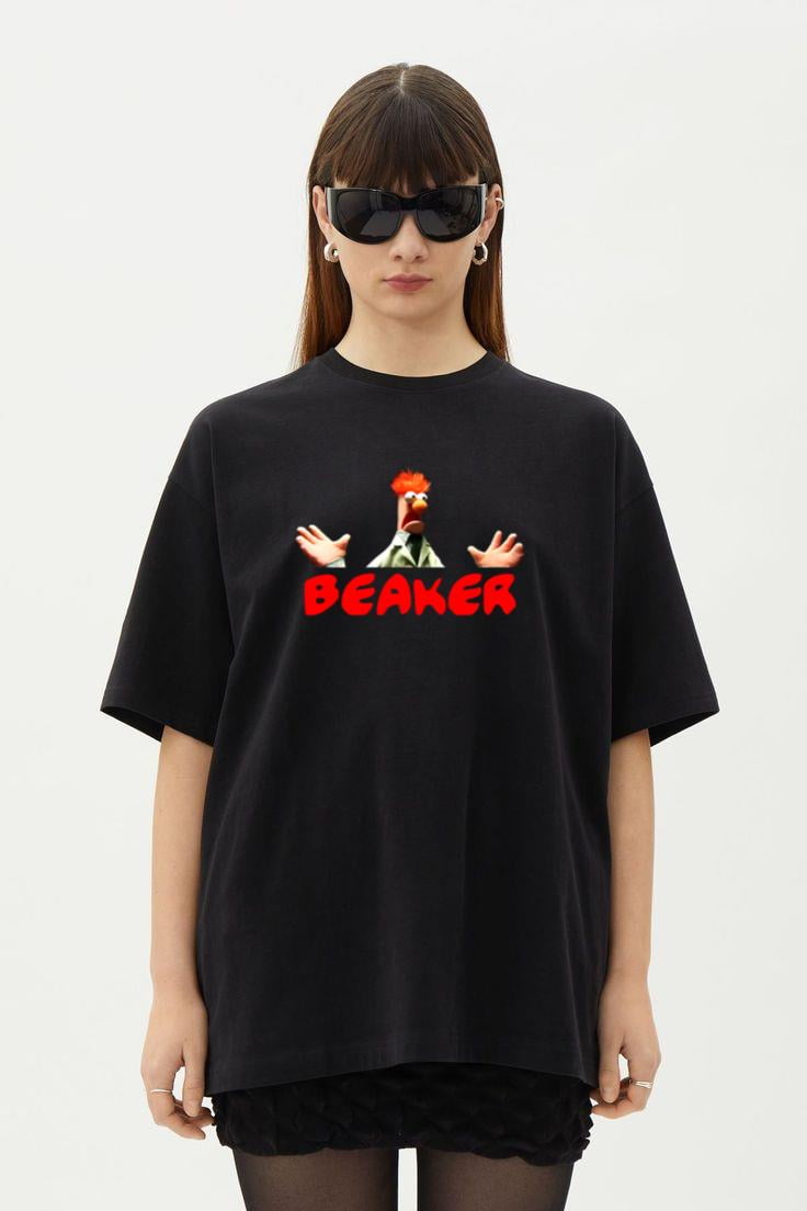 The Muppets Beaker Funny Science Lab T-Shirt Meep Meep Humor, for men ...