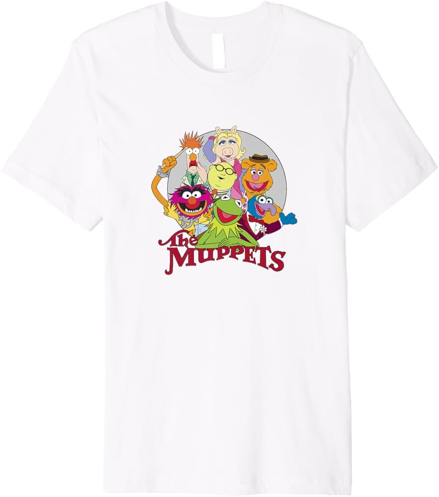 The Muppets Classic Characters Circle Group Shot Logo Shirt, Size 2Xl ...
