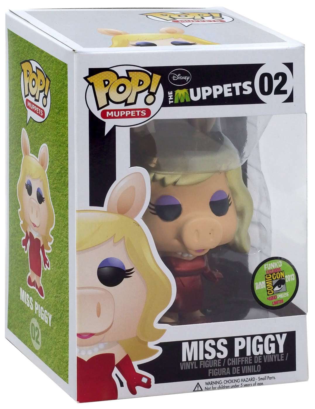 The Muppets Funko POP! Television Miss Piggy Vinyl Figure (Metallic ...