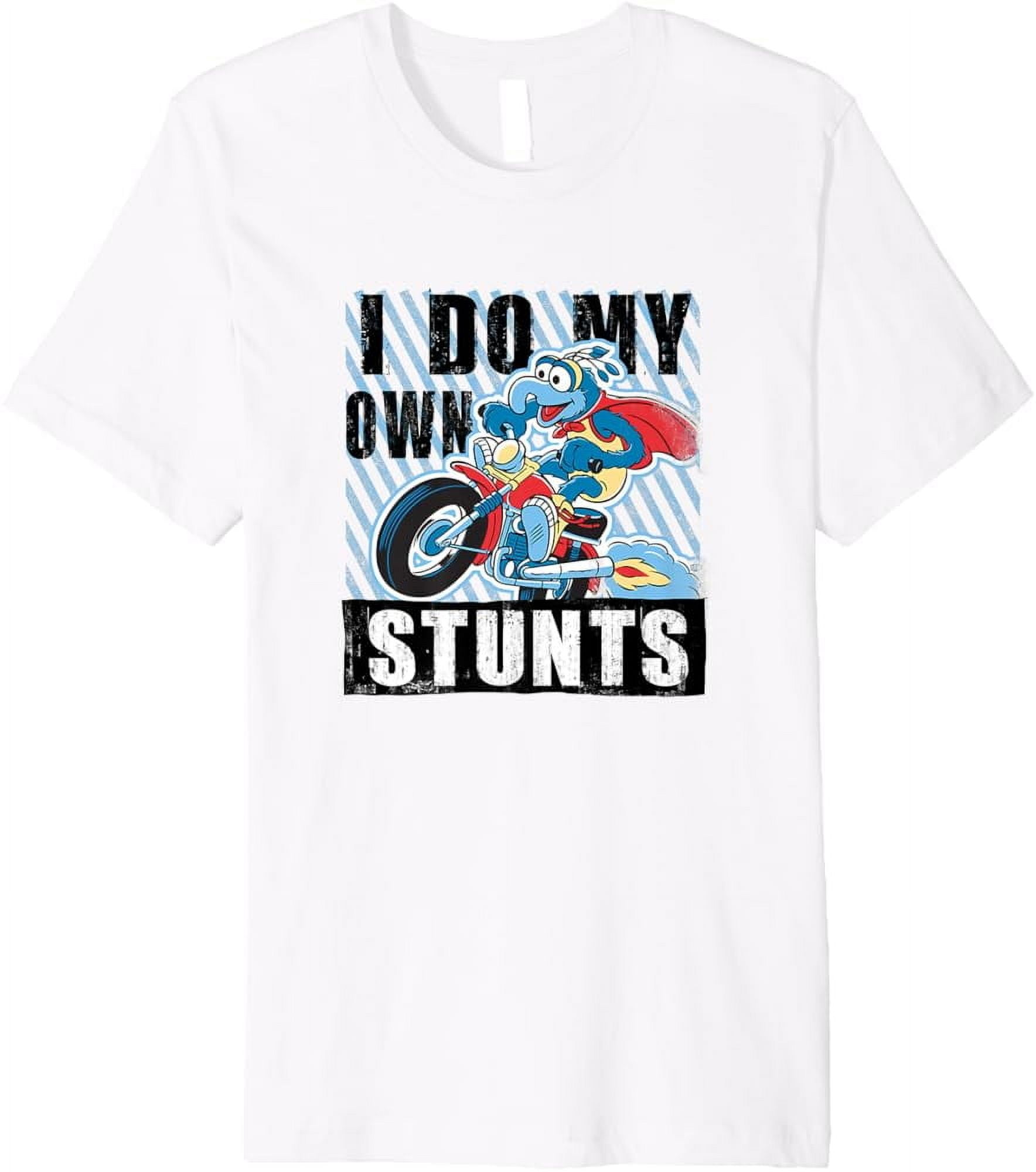 The Muppets Gonzo I Do My Own Stunts Big Chest Poster Shirt, Size 4Xl ...