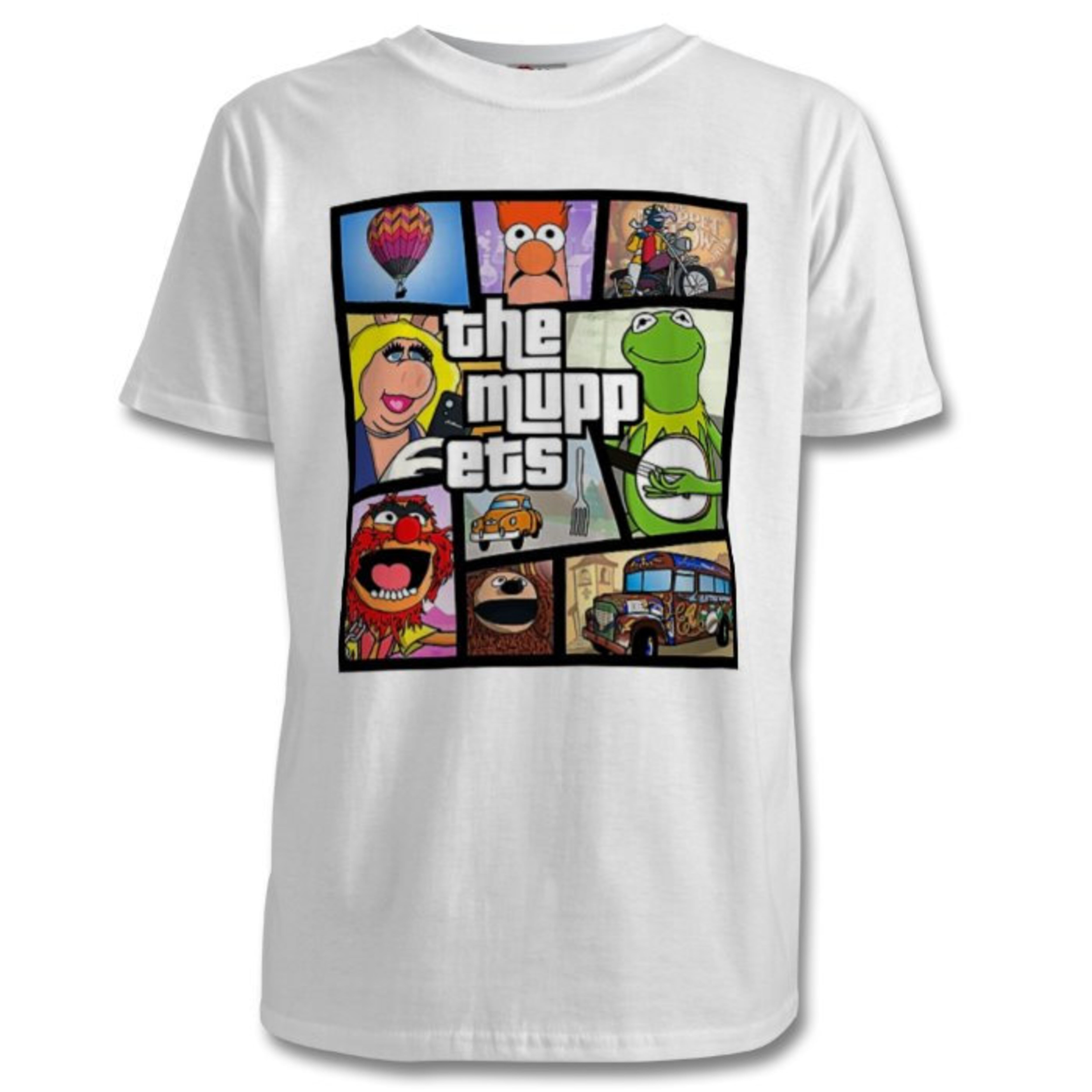 The Muppets & Grand Theft Auto - Grand Theft Muppets T Shirt - Walmart.com
