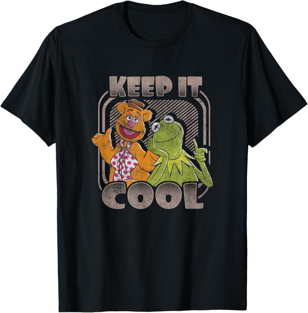 The Muppets Keep It Cool Vintage Kermit Fozzie T-Shirt Shirt, Size Xl ...